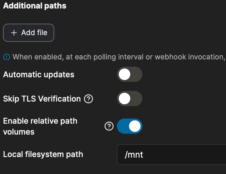 Relative Paths With Docker And Portainer